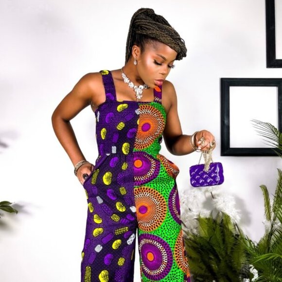 CHIMZI | Pants & Jumpsuits | Bosede Jumpsuit Womens Jumpsuit In African ...